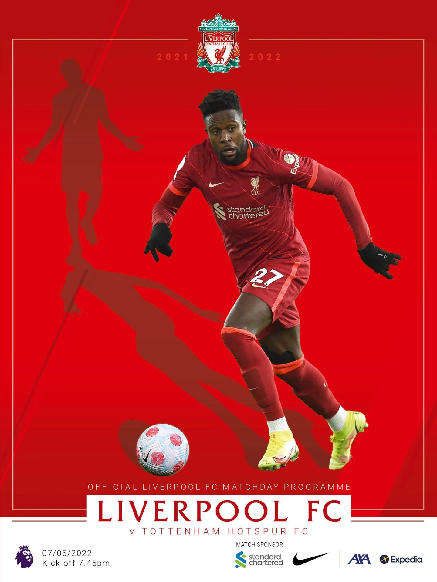 Get your Liverpool v Tottenham Hotspur matchday programme - Liverpool FC