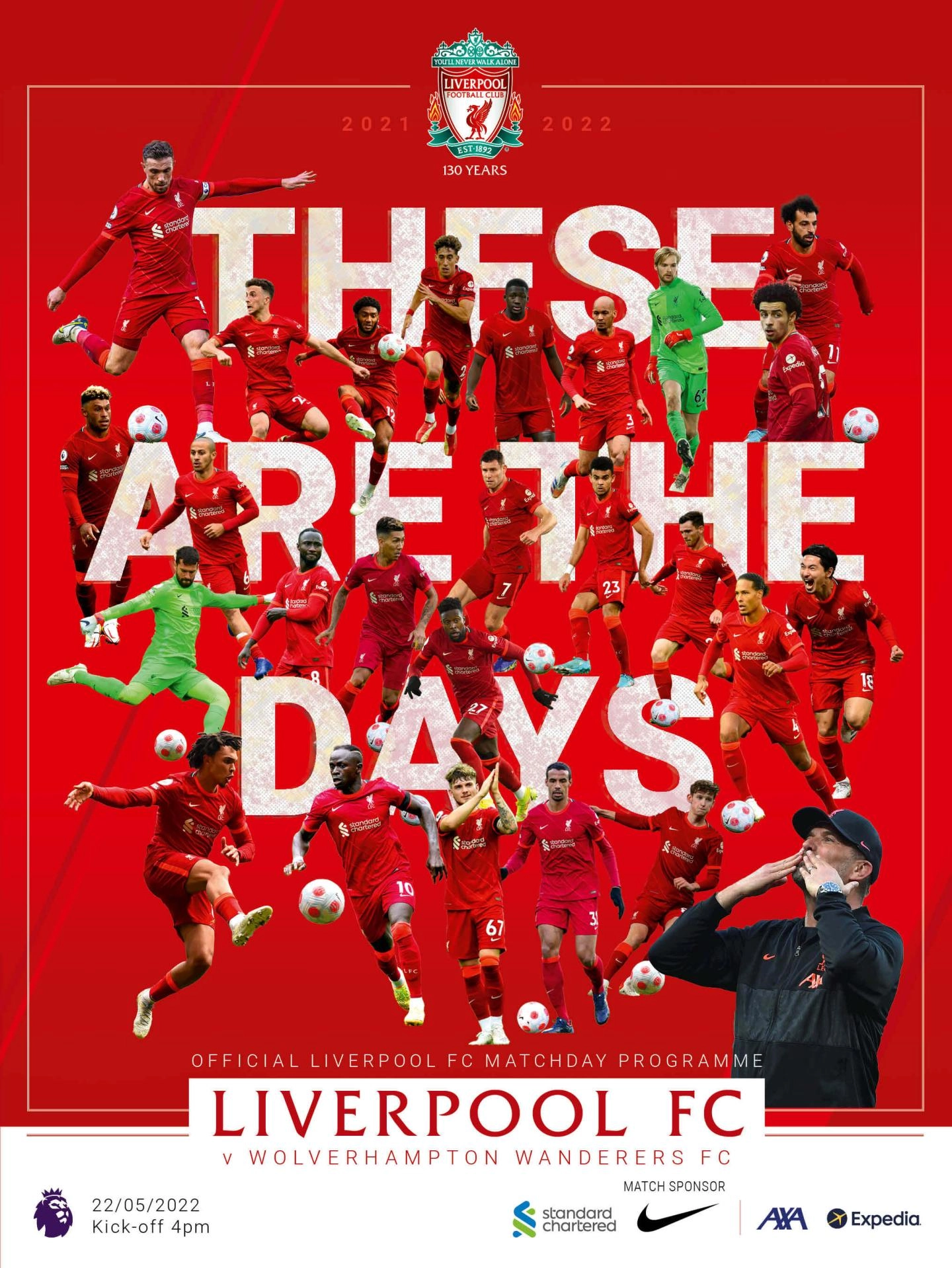 'These are the days' - Liverpool v Wolves matchday programme - Liverpool FC