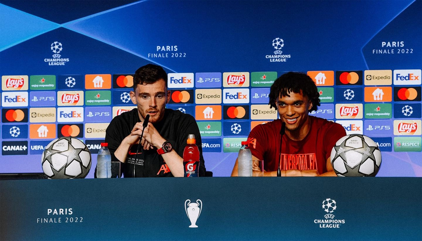 Liverpool FC — 'We feel we deserve to be here' - Trent and Robbo's UCL ...