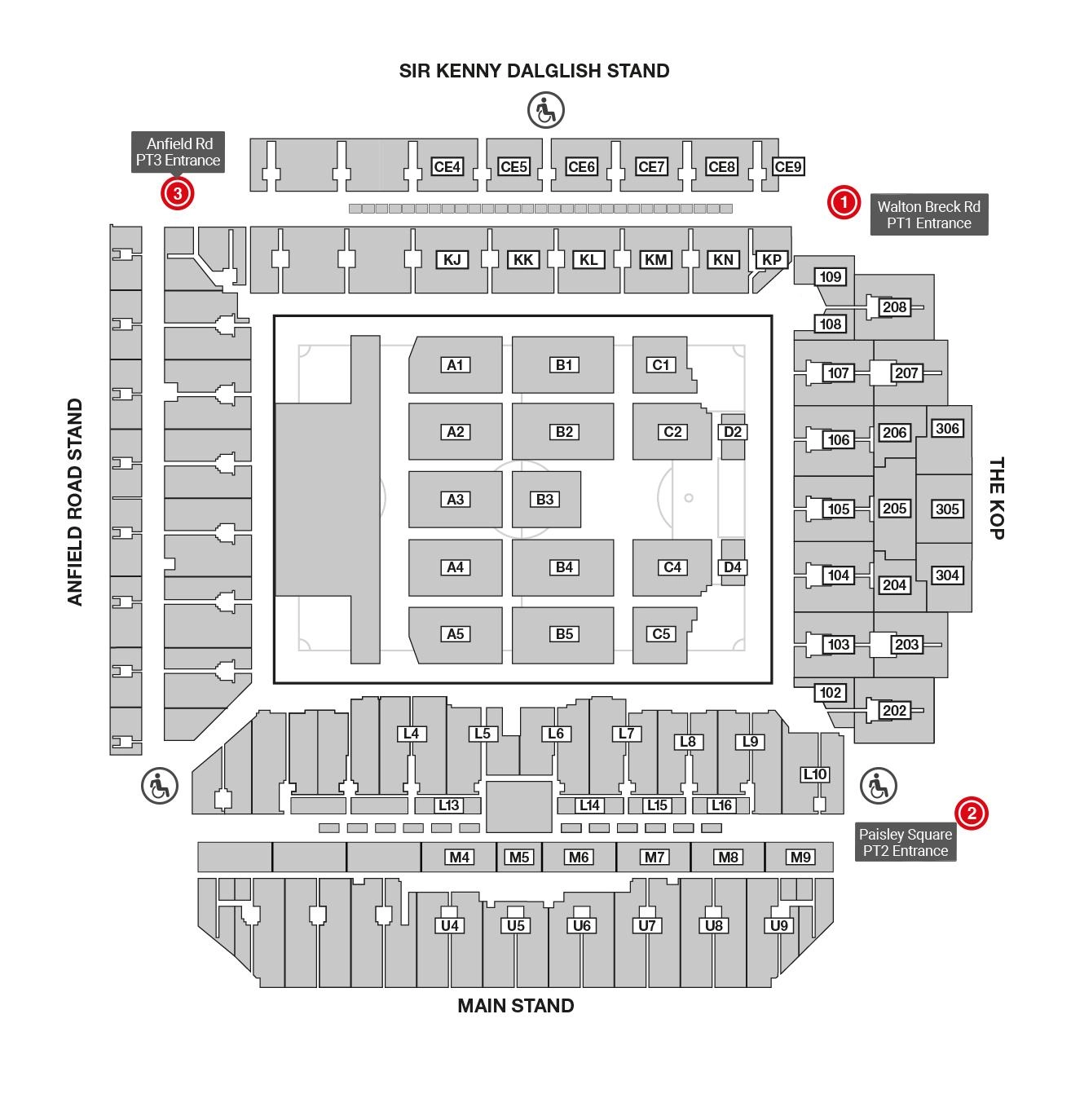 Important information: Eagles at Anfield - Liverpool FC