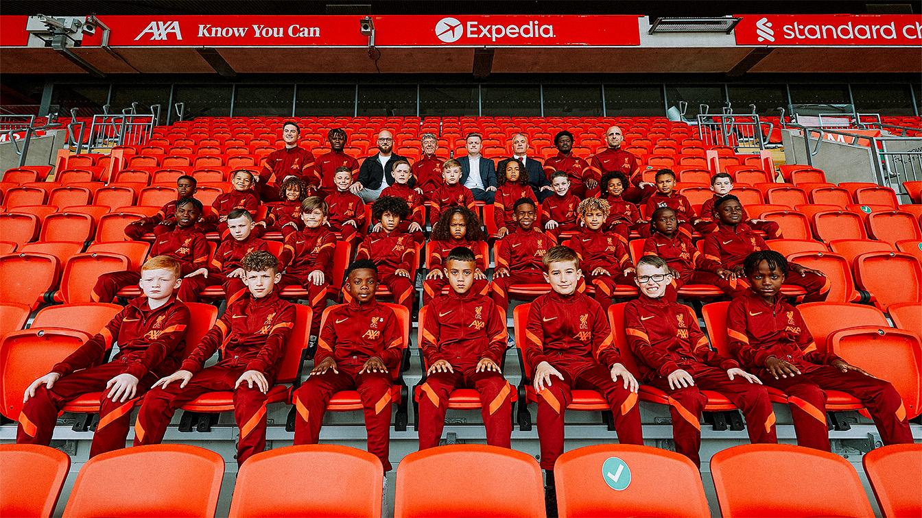 U9s signings enjoy landmark day at Anfield - Liverpool FC