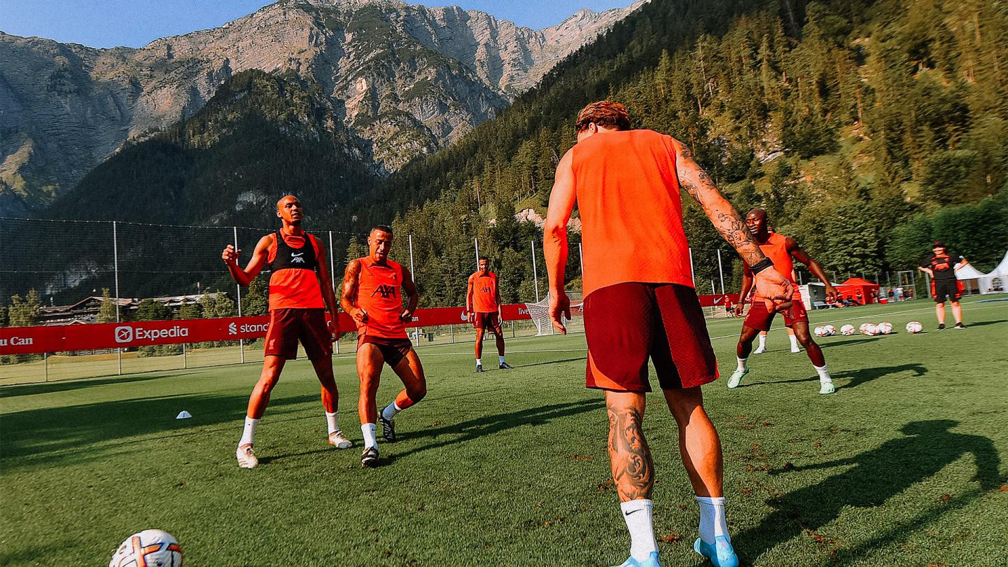 Inside Training video: Rondos and games in the sun as Reds start ...