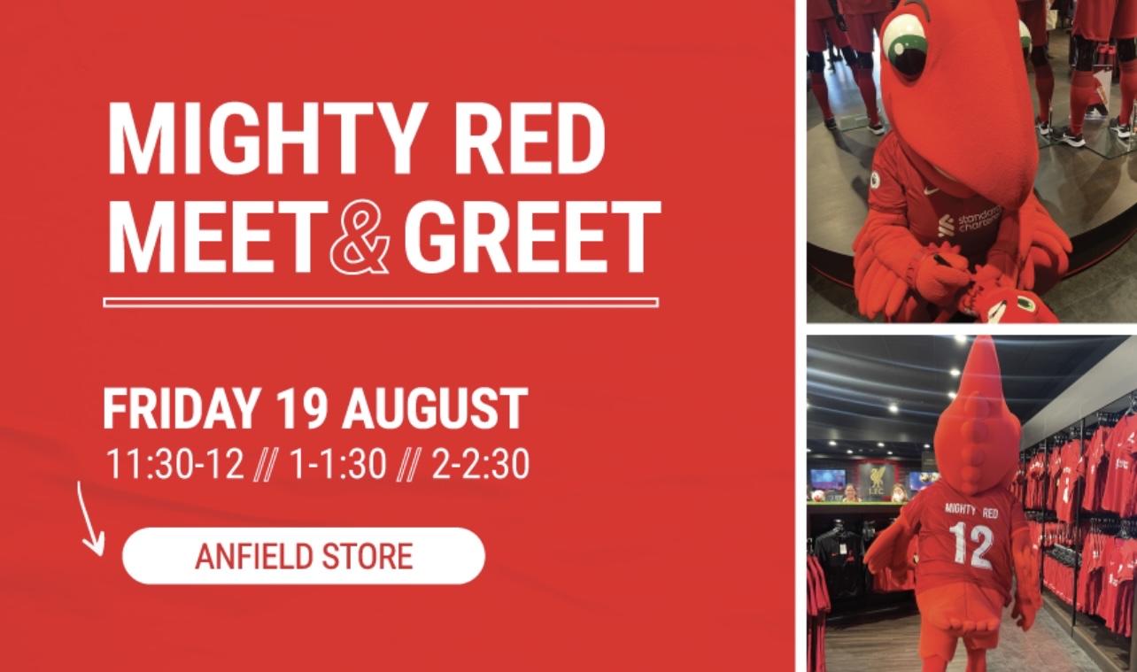 Meet Mighty Red at official LFC Anfield store - Liverpool FC