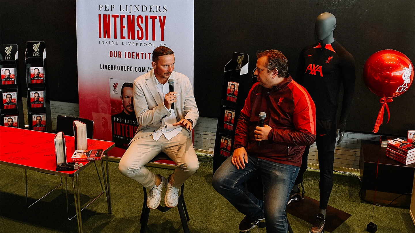 Pep Lijnders launches new book 'Intensity' at special Anfield event ...