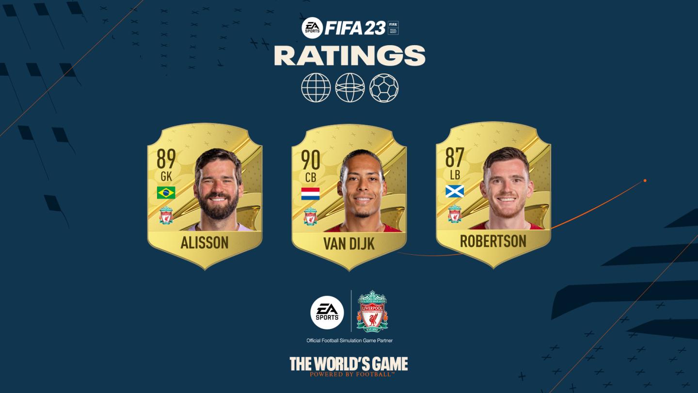 The official FIFA 23 Ratings are here - Liverpool FC