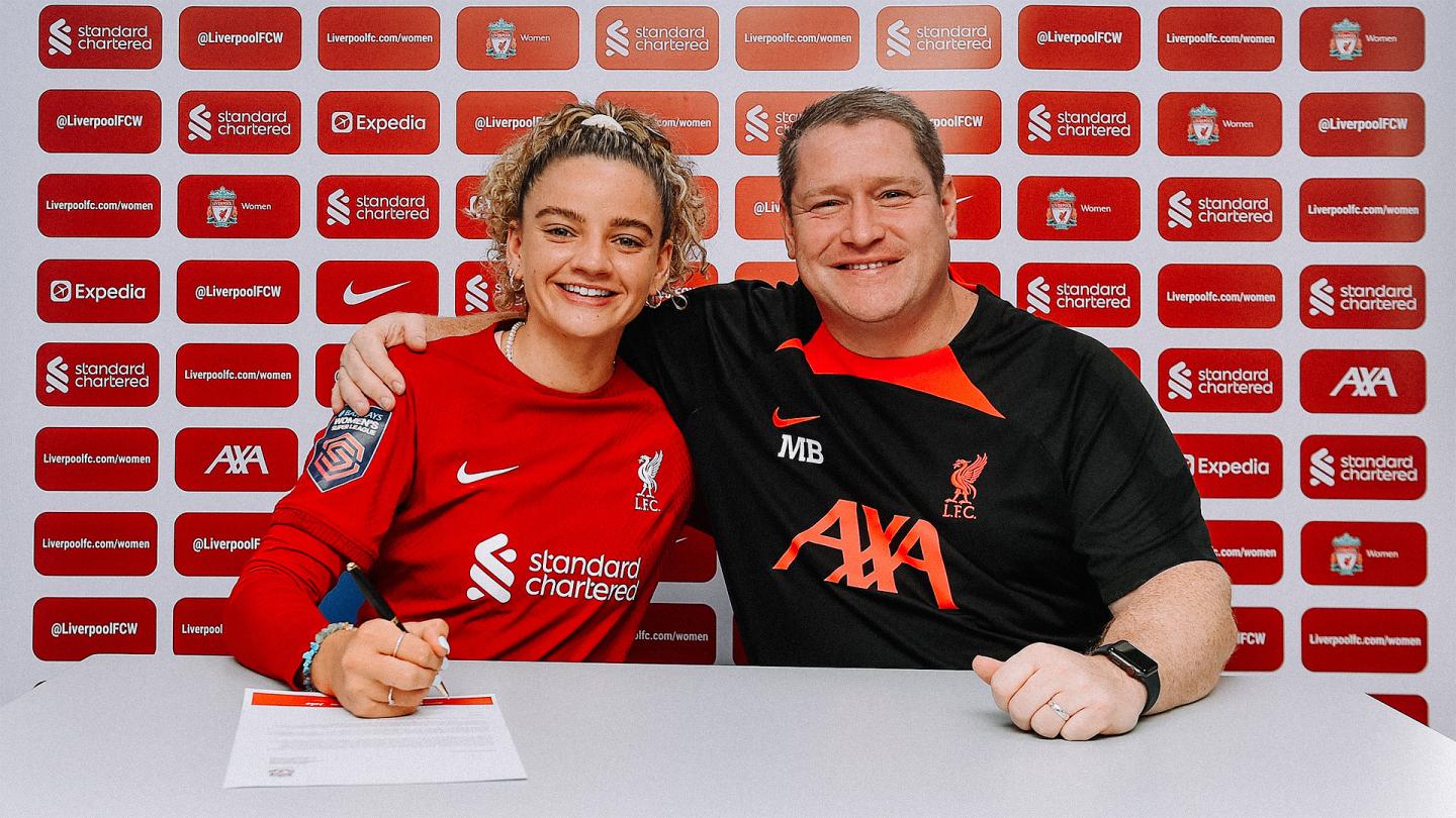Leanne Kiernan signs new contract with LFC Women - Liverpool FC