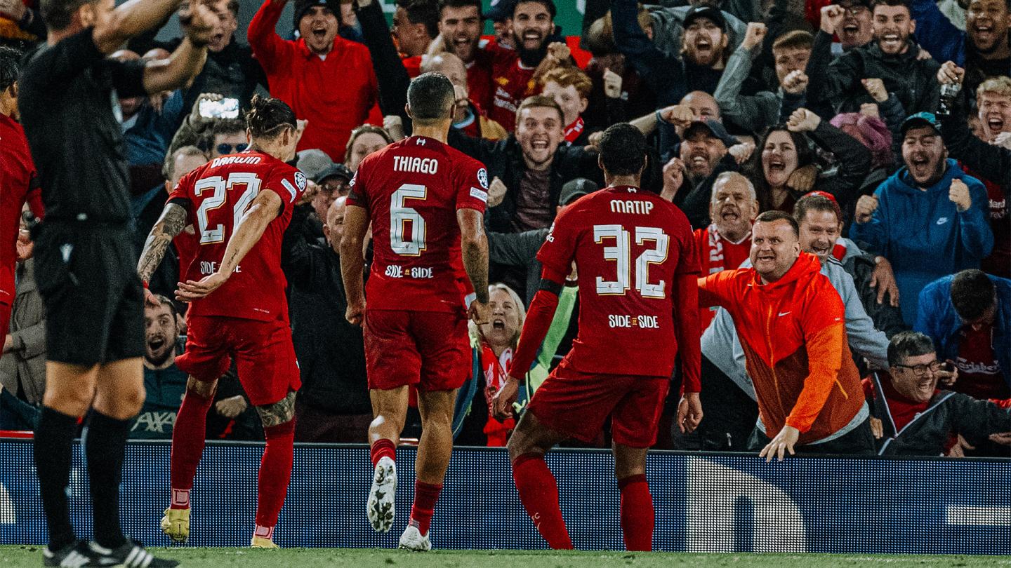 Inside Anfield: Behind the scenes of Reds' late UCL win over Ajax ...