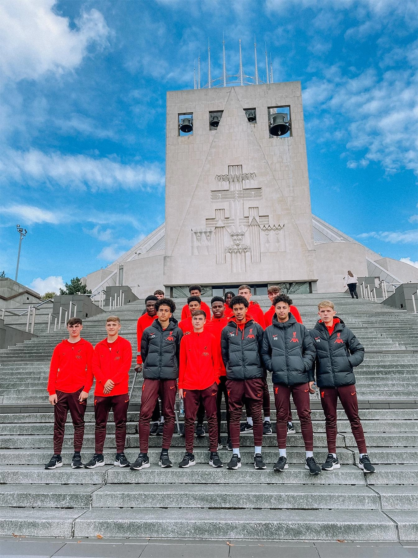 Liverpool FC — Academy players learn about the culture and history of ...