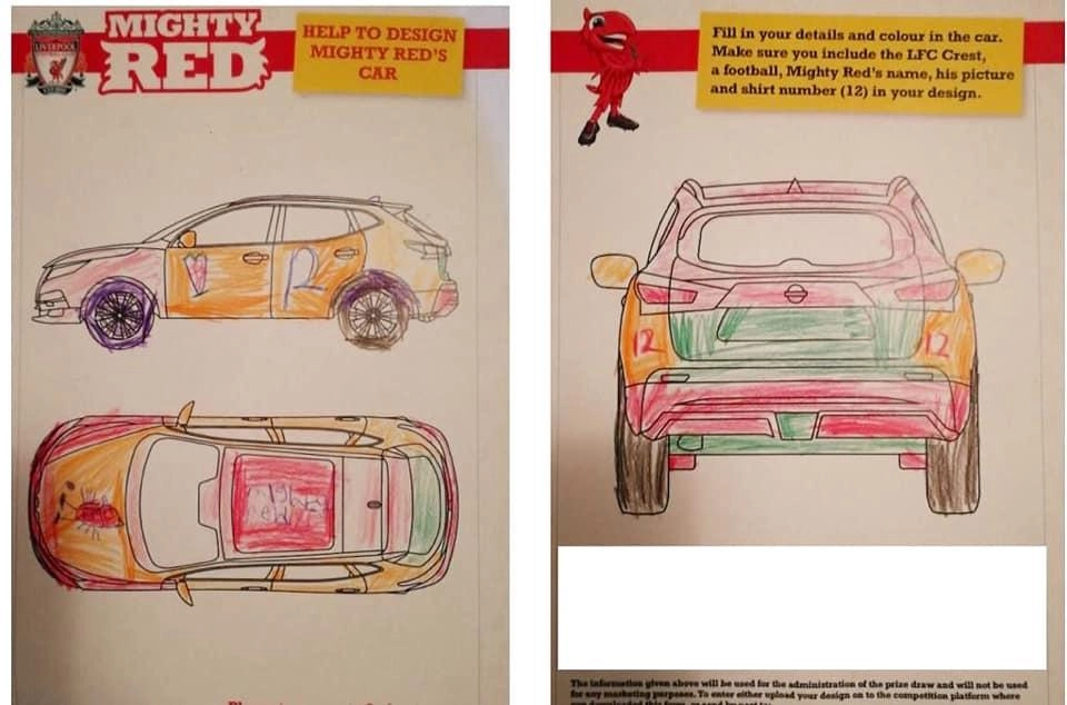 Junior fans given chance to design Mighty Red car in exclusive ...
