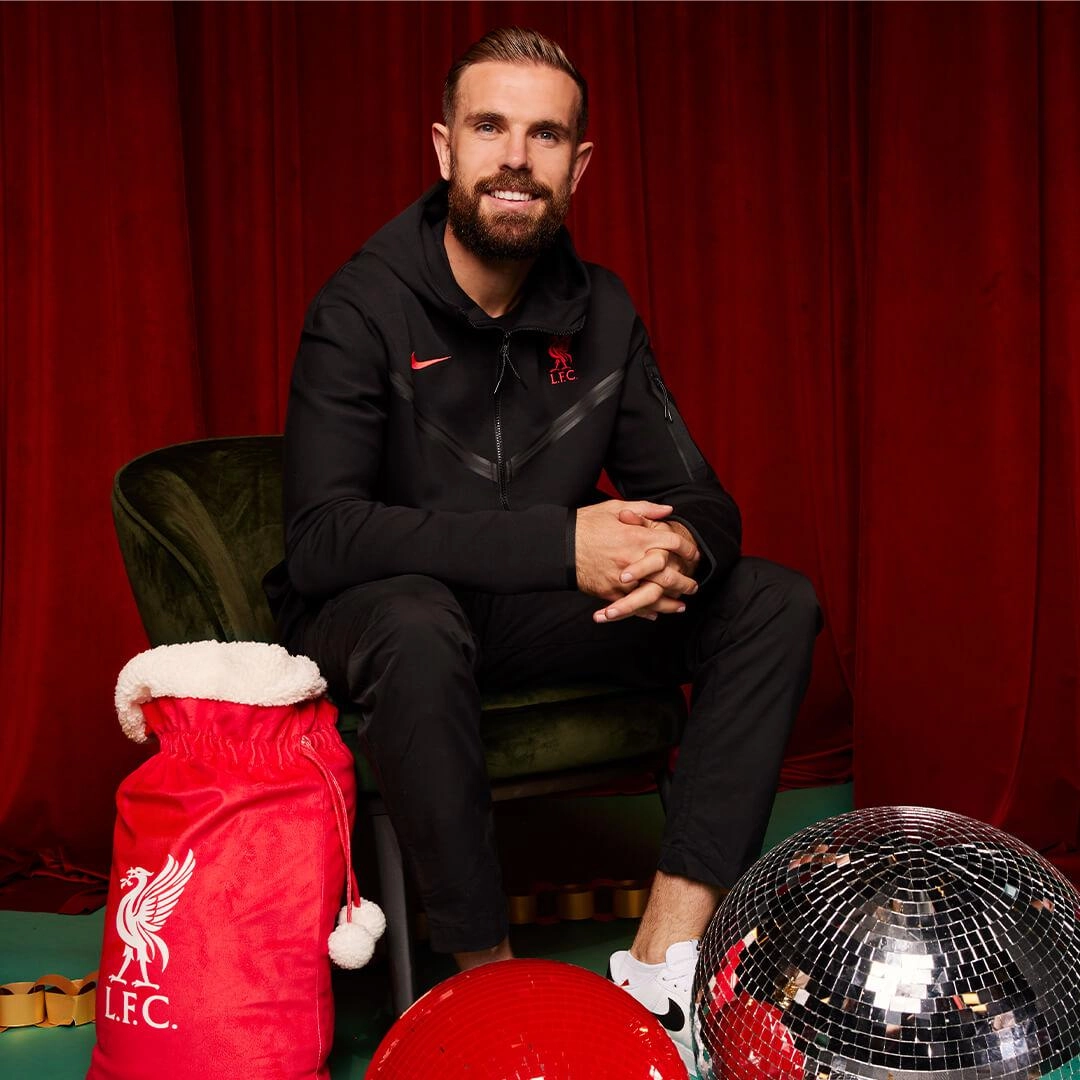 Reds in festive spirits during LFC Retail Christmas photoshoot ...