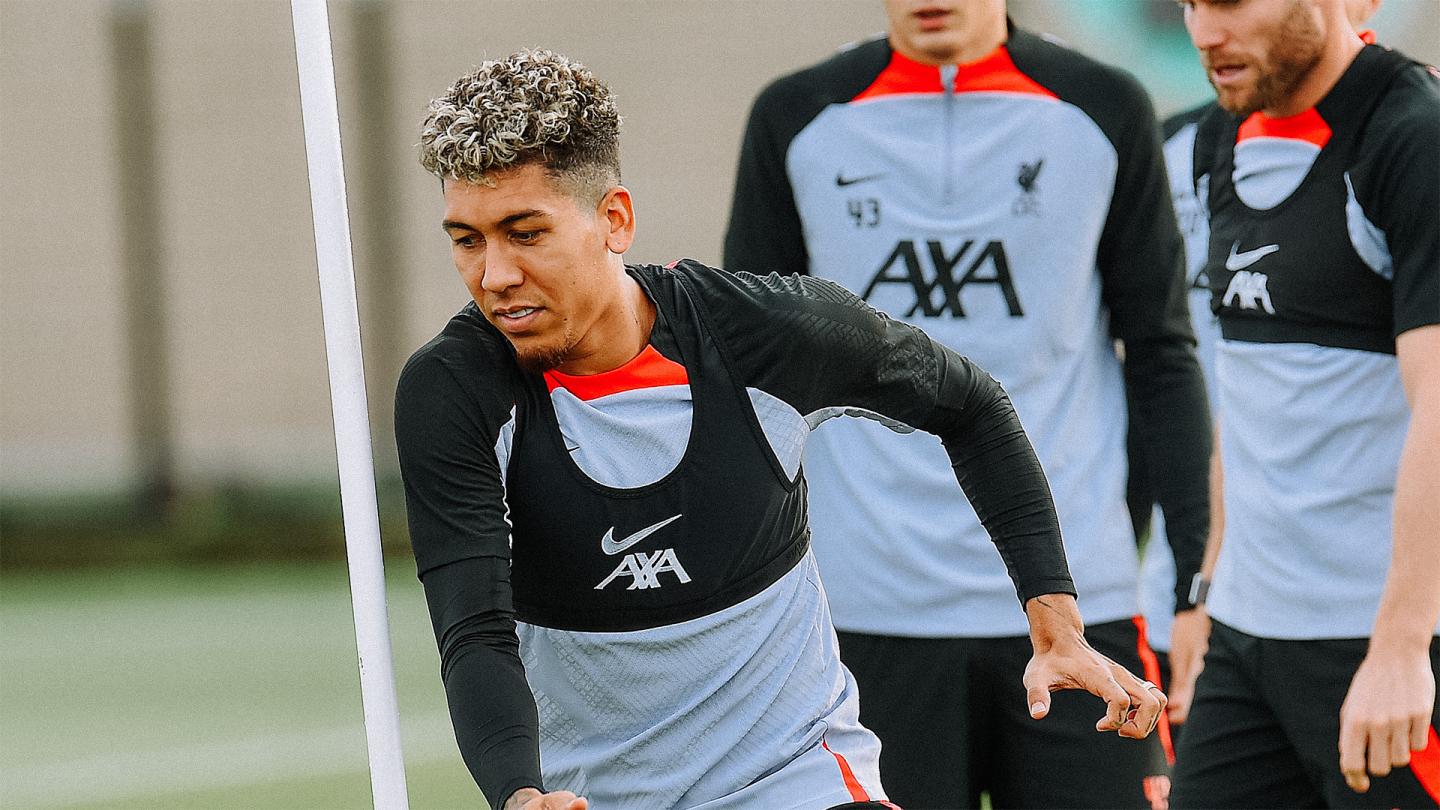 Photos: Liverpool train ahead of Rangers clash in Champions League ...