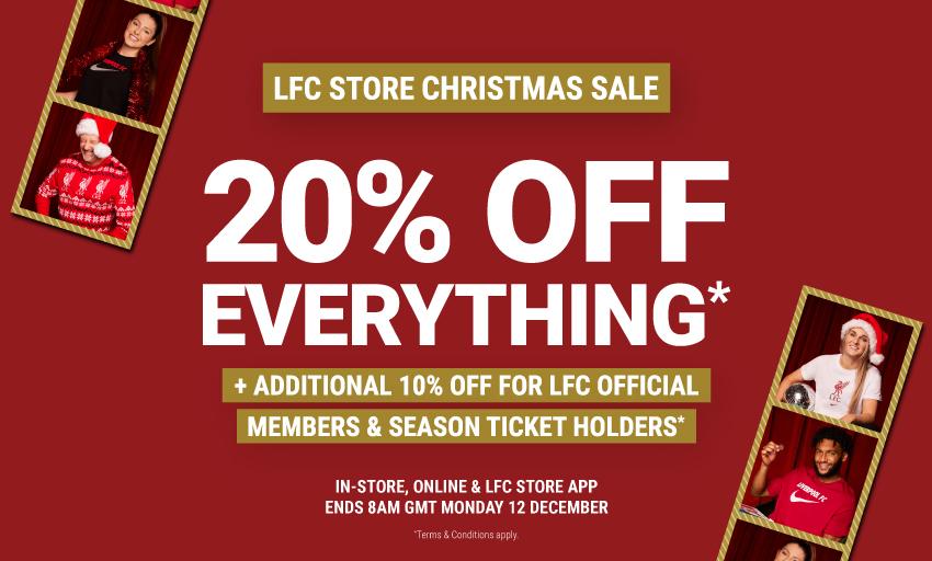 Big savings in the LFC store Christmas sale - Liverpool FC