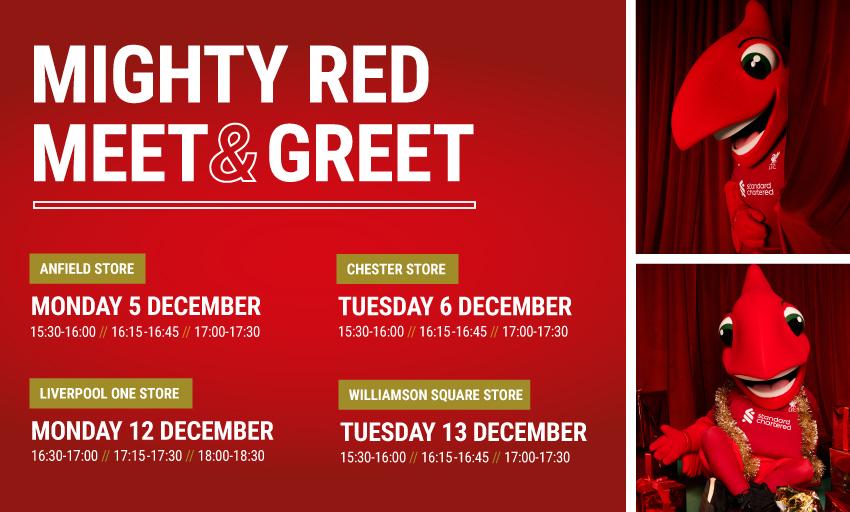 Don't miss your chance to meet Mighty Red - Liverpool FC