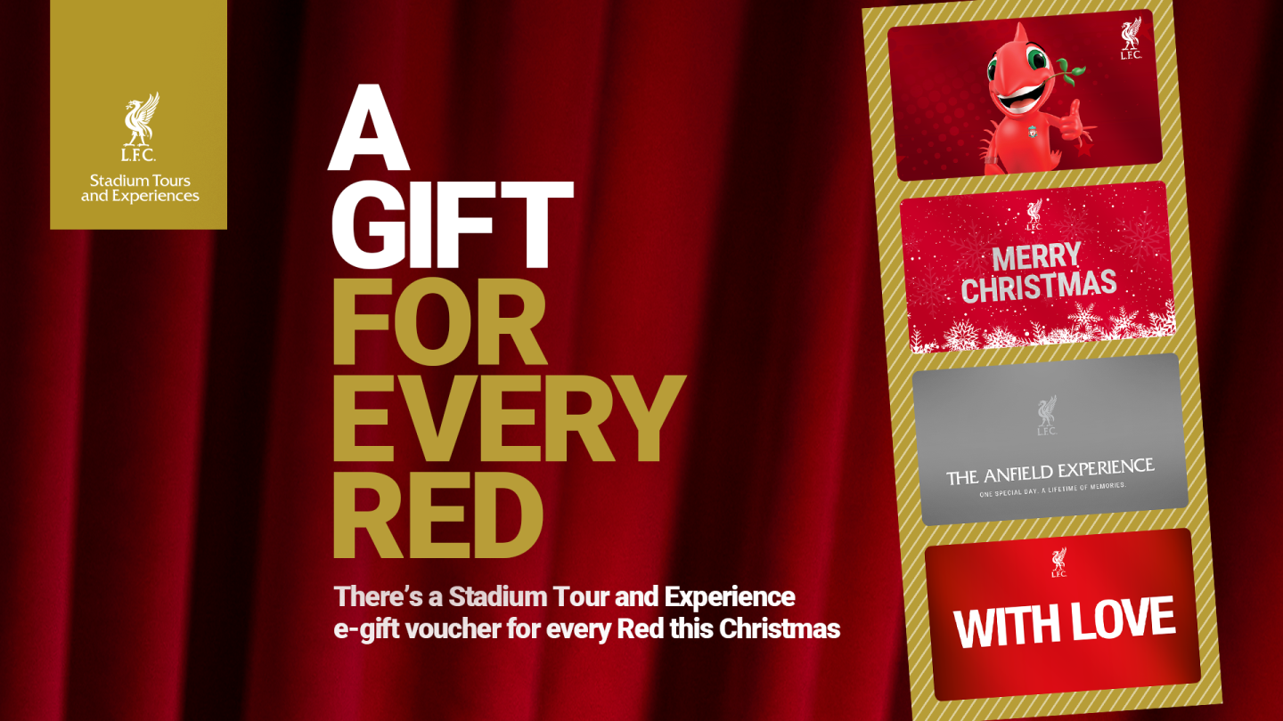 The ideal last-minute gift from LFC Stadium Tours & Experiences ...