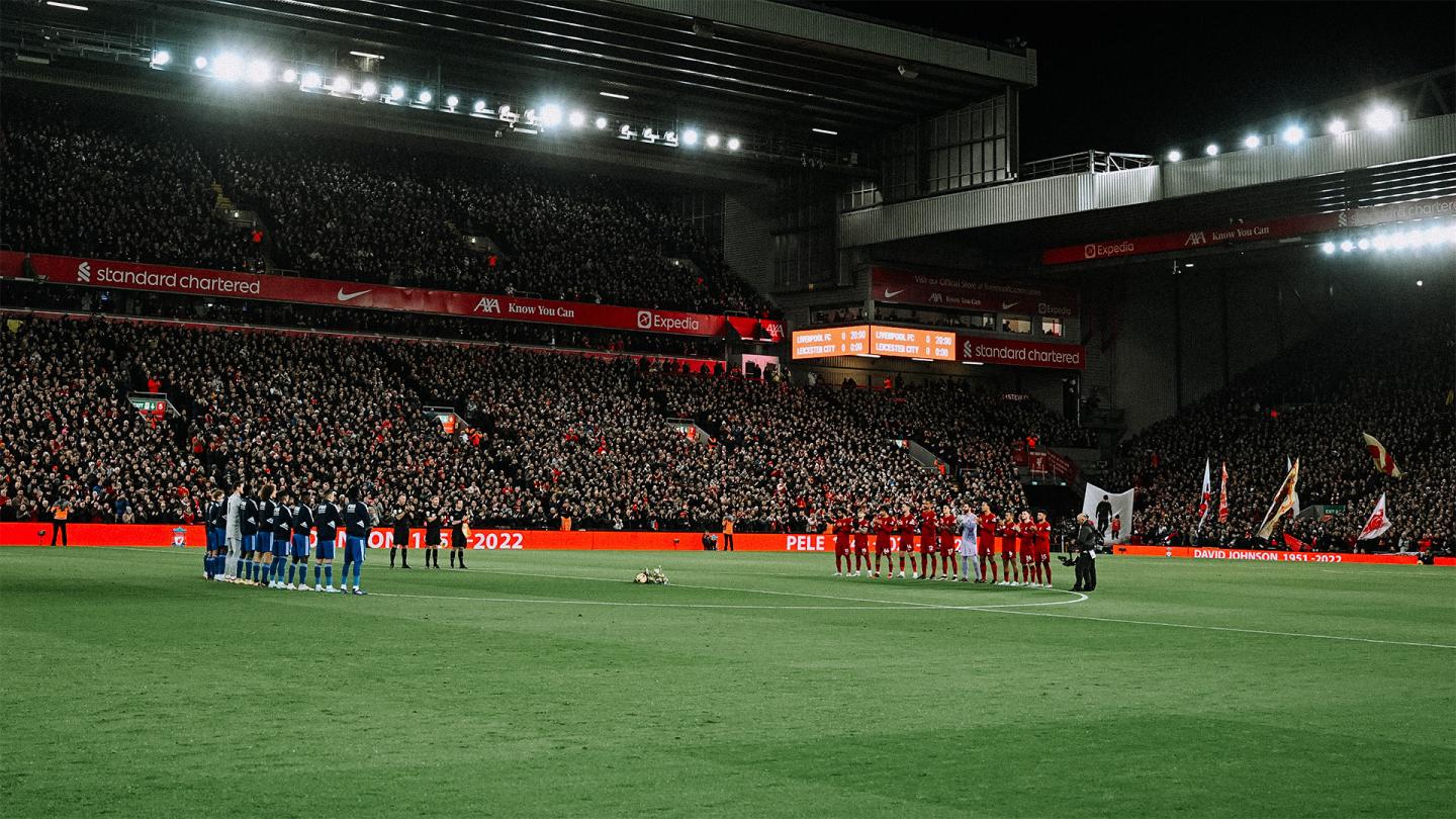 Anfield's tributes to David Johnson and Pele - Liverpool FC