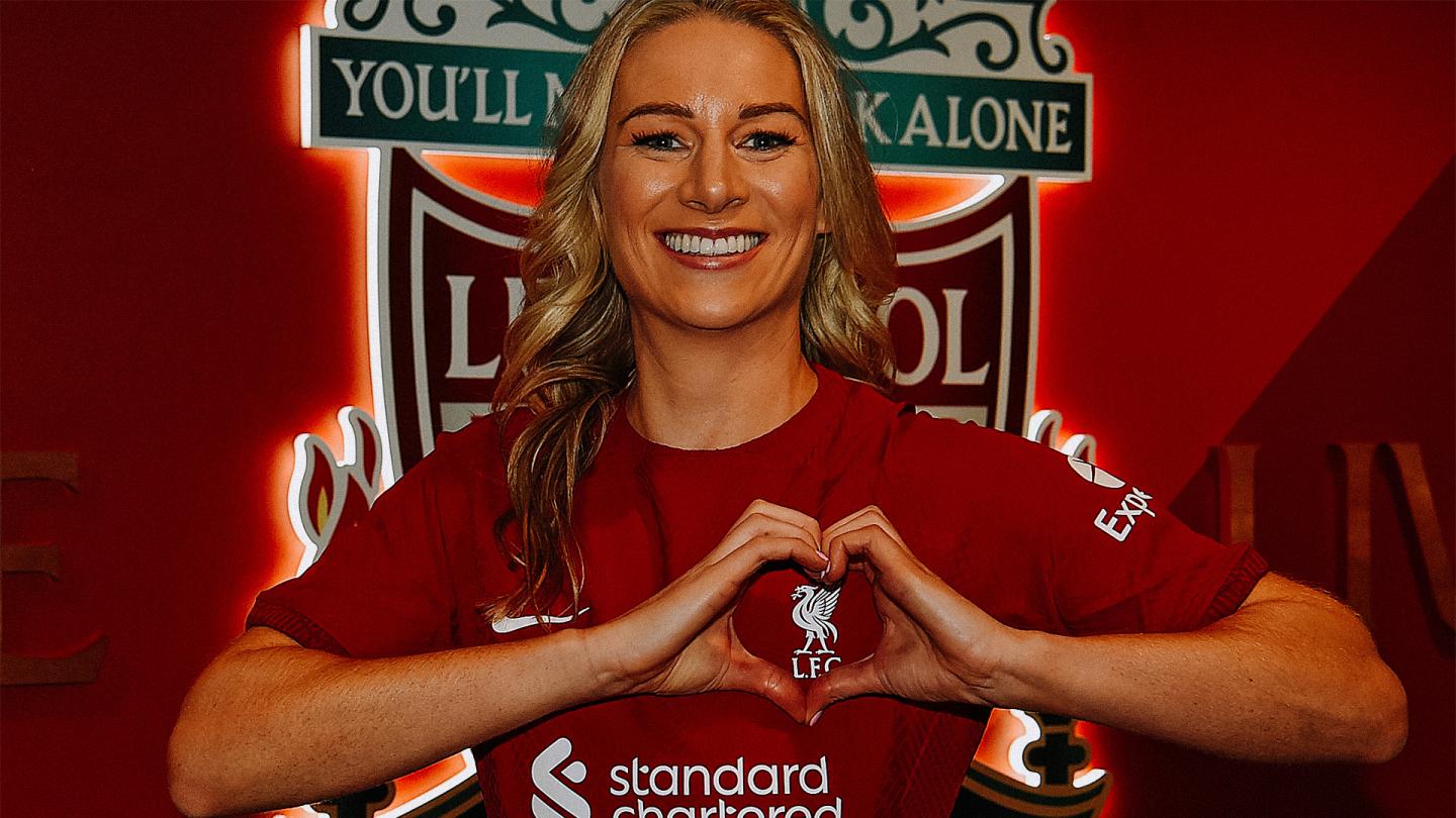 Gallery: Gemma Bonner re-signs for Reds at Anfield - Liverpool FC