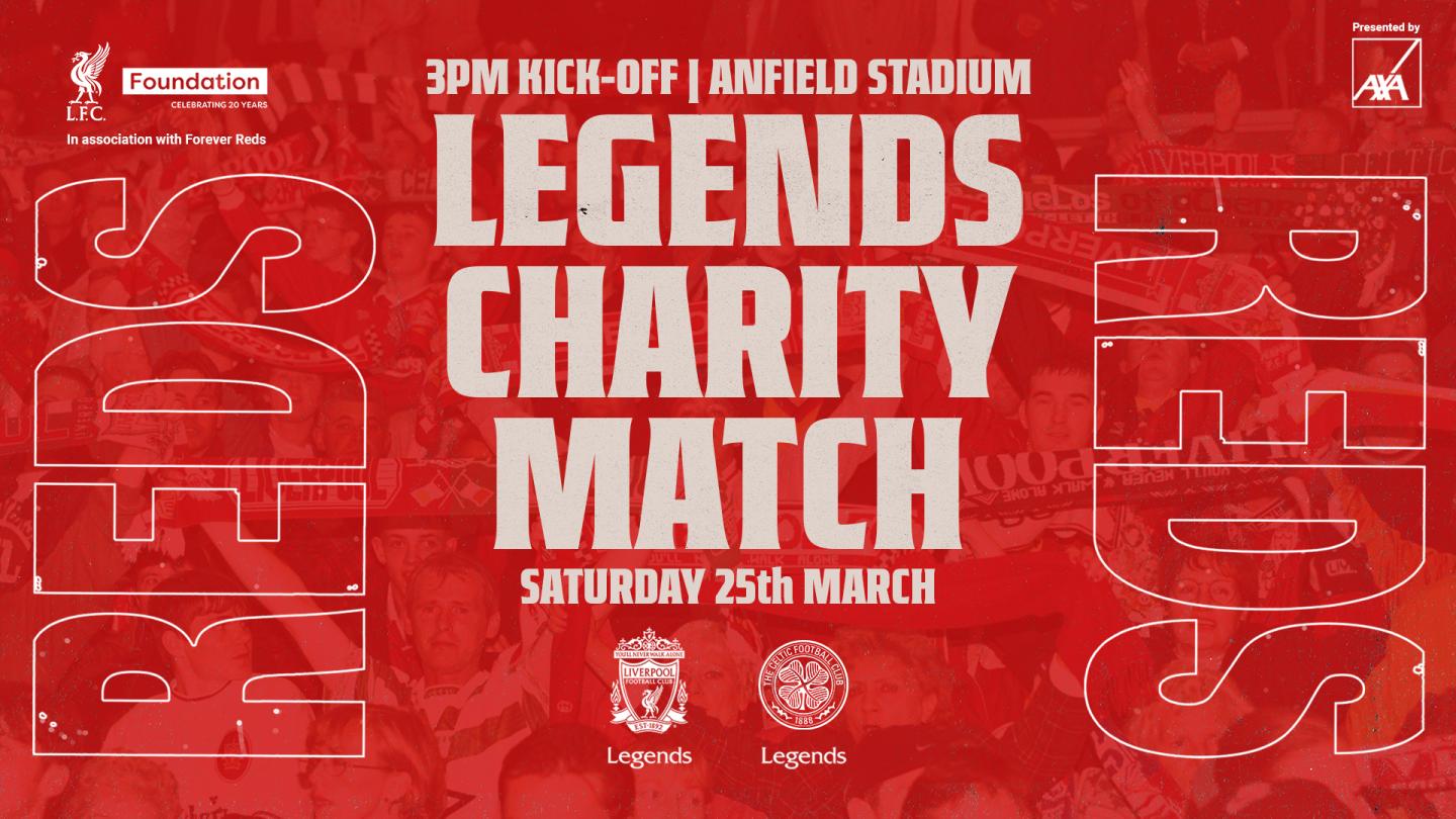 LFC Legends to face Celtic Legends at Anfield in March 2023 - Liverpool FC