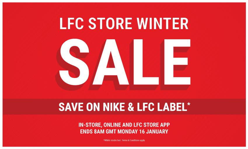 Save with special offers in LFC Retail's winter sale - Liverpool FC