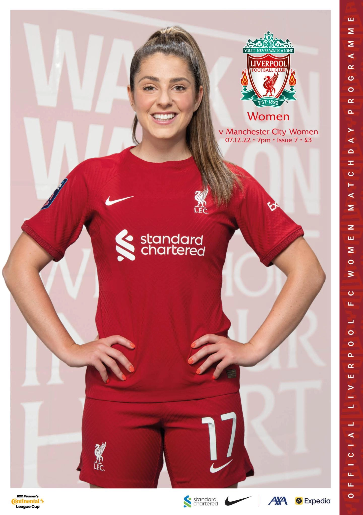 Liverpool FC — Get your LFC Women v Manchester City programme