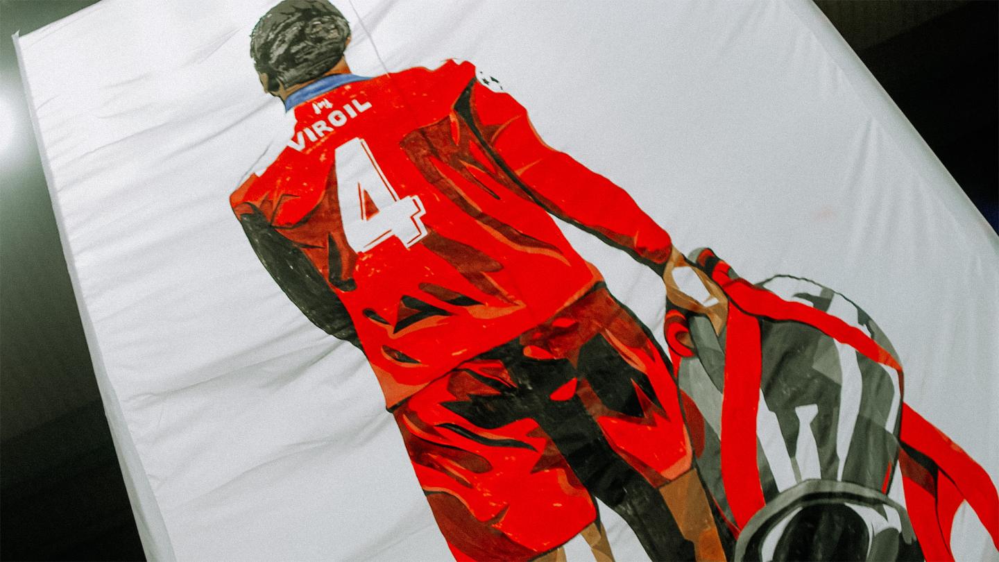 New fan-created Virgil van Dijk banner unveiled at Anfield - Liverpool FC