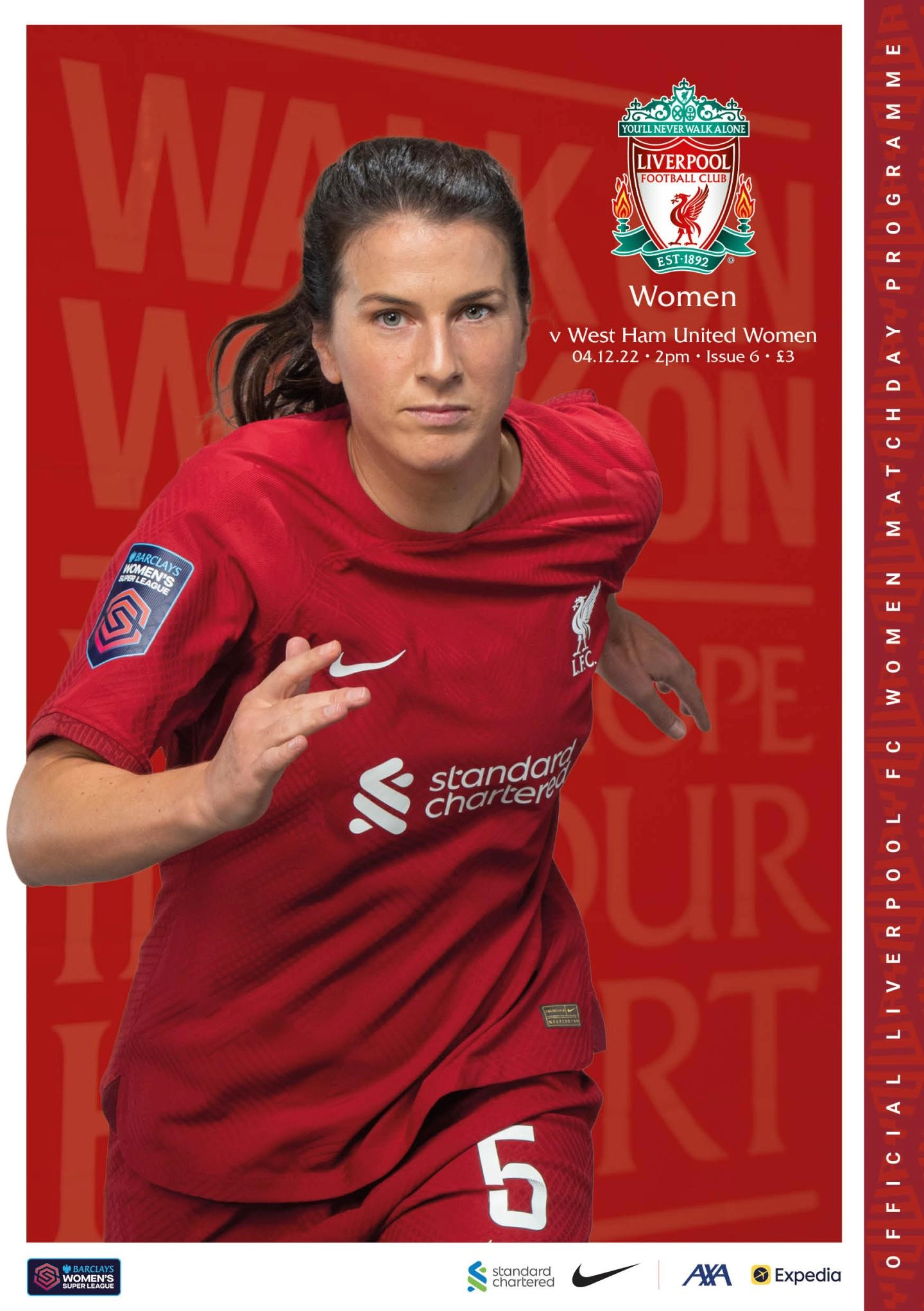Get your LFC Women v West Ham programme - Liverpool FC