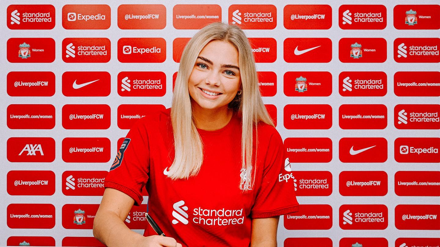 Liverpool FC Women complete signing of Sofie Lundgaard - Liverpool FC Liverpool FC Women complete signing of Sofie Lundgaard - Liverpool FC