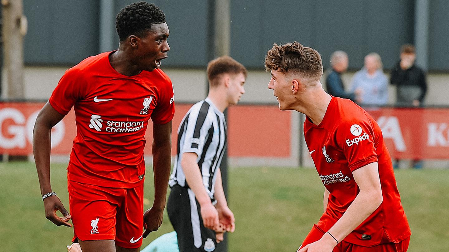 Watch U18s highlights: Liverpool 3-1 Newcastle United - Liverpool FC