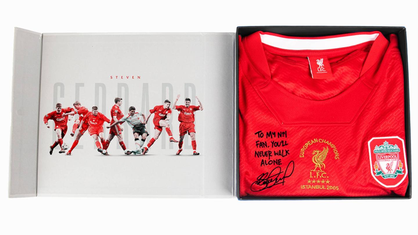 Pre-order: Personalised message from Steven Gerrard on LFC's Istanbul ...