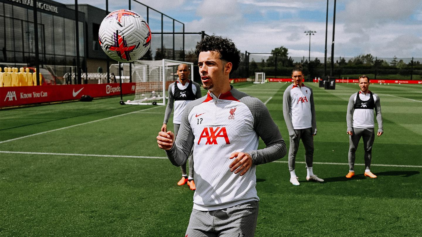 Training photos: Liverpool working towards Leicester City encounter ...