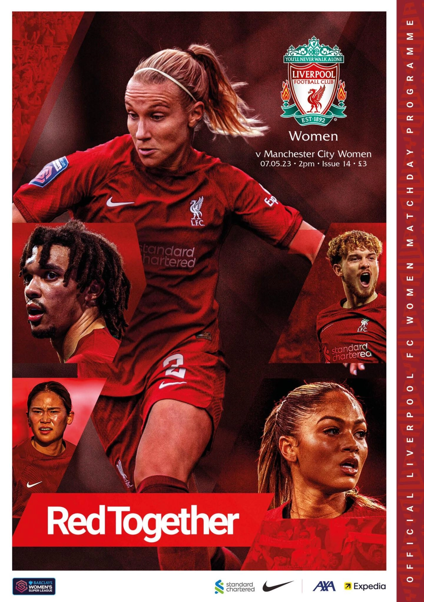 Get your LFC Women v Manchester City programme - Liverpool FC