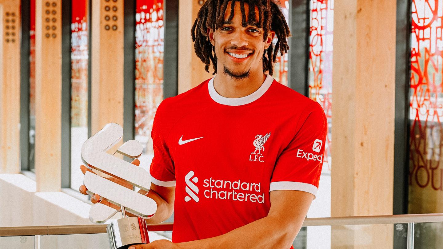 Trent Alexander-Arnold wins Standard Chartered Men's Player of the ...