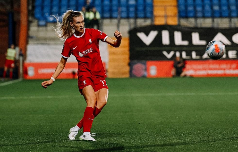 Höbinger and Flint goals give Liverpool win over Villa in WSL ...