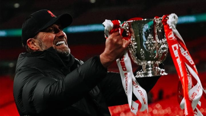 Liverpool FC - 35 joyous photos from Liverpool's Carabao Cup triumph