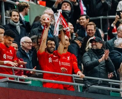 Liverpool FC - 35 joyous photos from Liverpool's Carabao Cup triumph