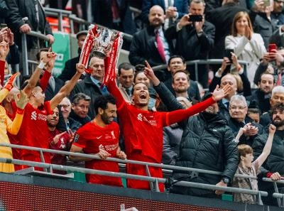 Liverpool FC - 35 joyous photos from Liverpool's Carabao Cup triumph